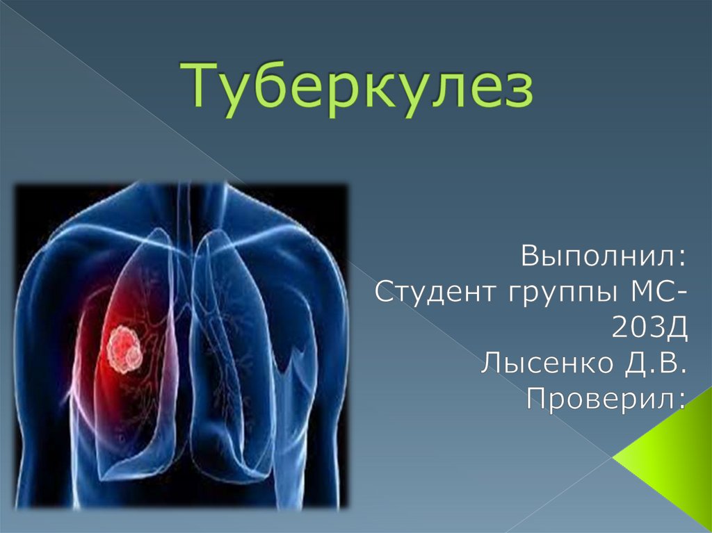 Туберкулез презентация онлайн