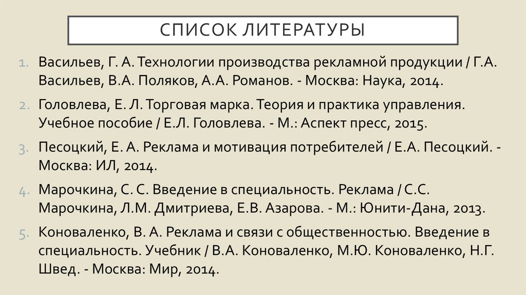 Печатная реклама презентация онлайн
