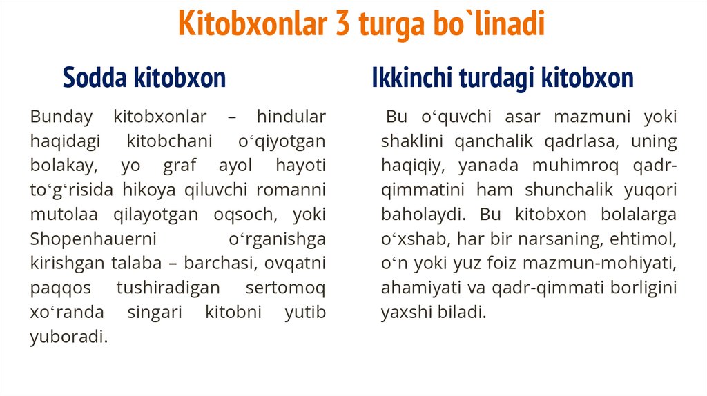 10. Mutolaa – tafakkur timsoli (4) - презентация онлайн