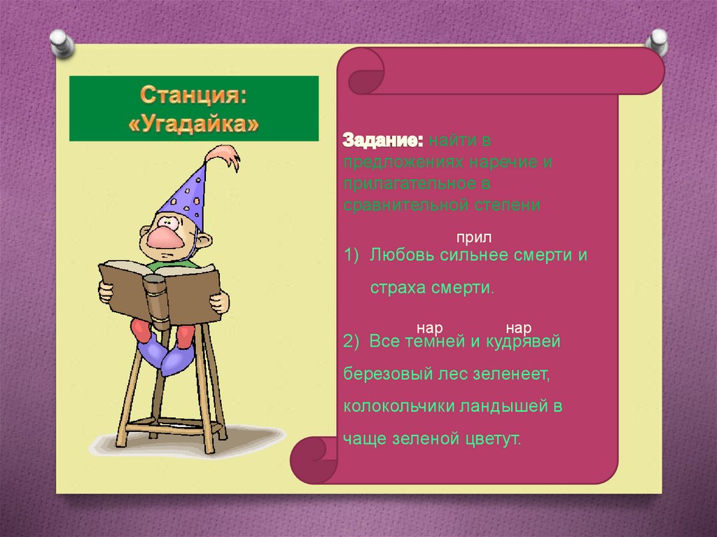 Степени сравнения наречия презентация онлайн