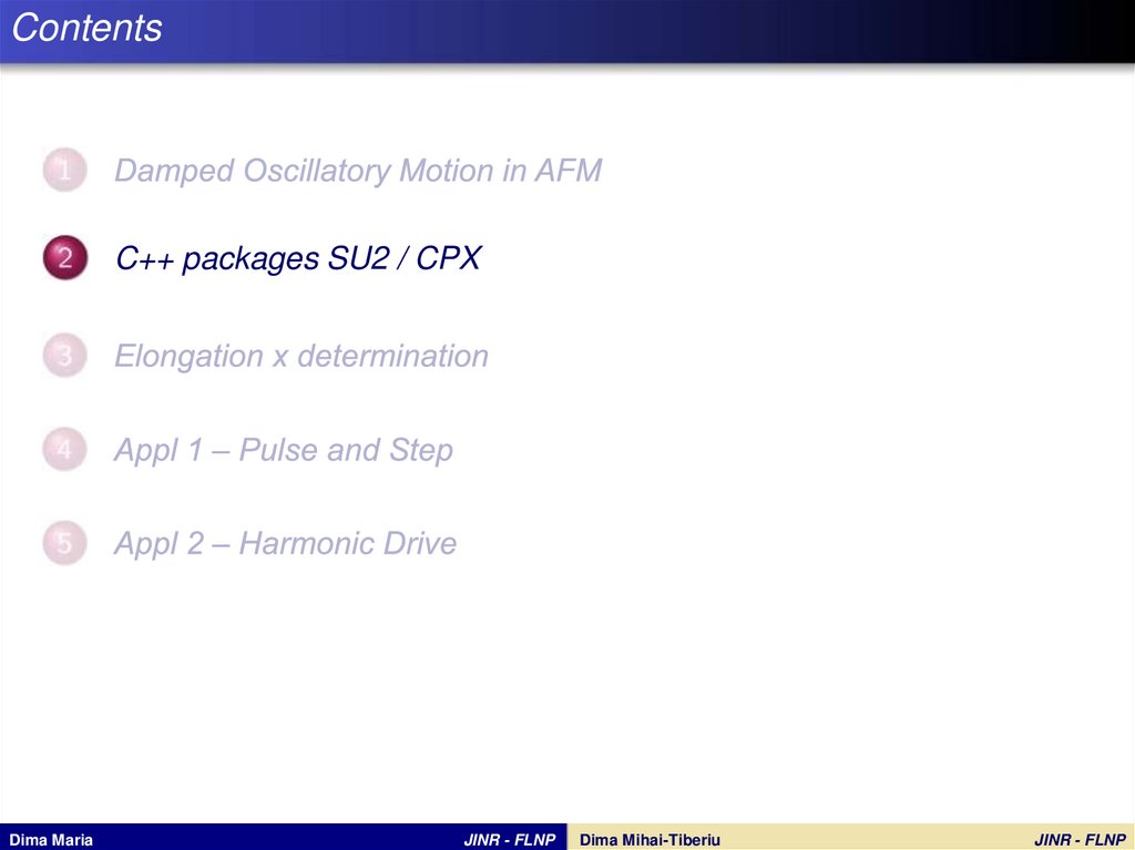 Use case application of SU2 soft package. C++ library NXV4 - презентация онлайн