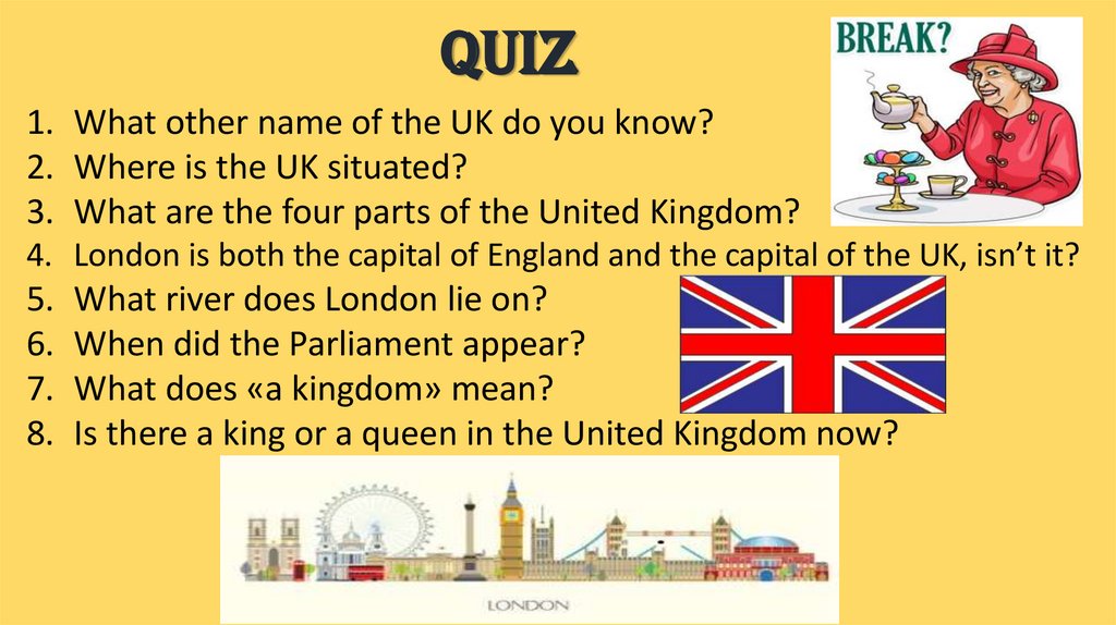 Visiting Britain - презентация онлайн