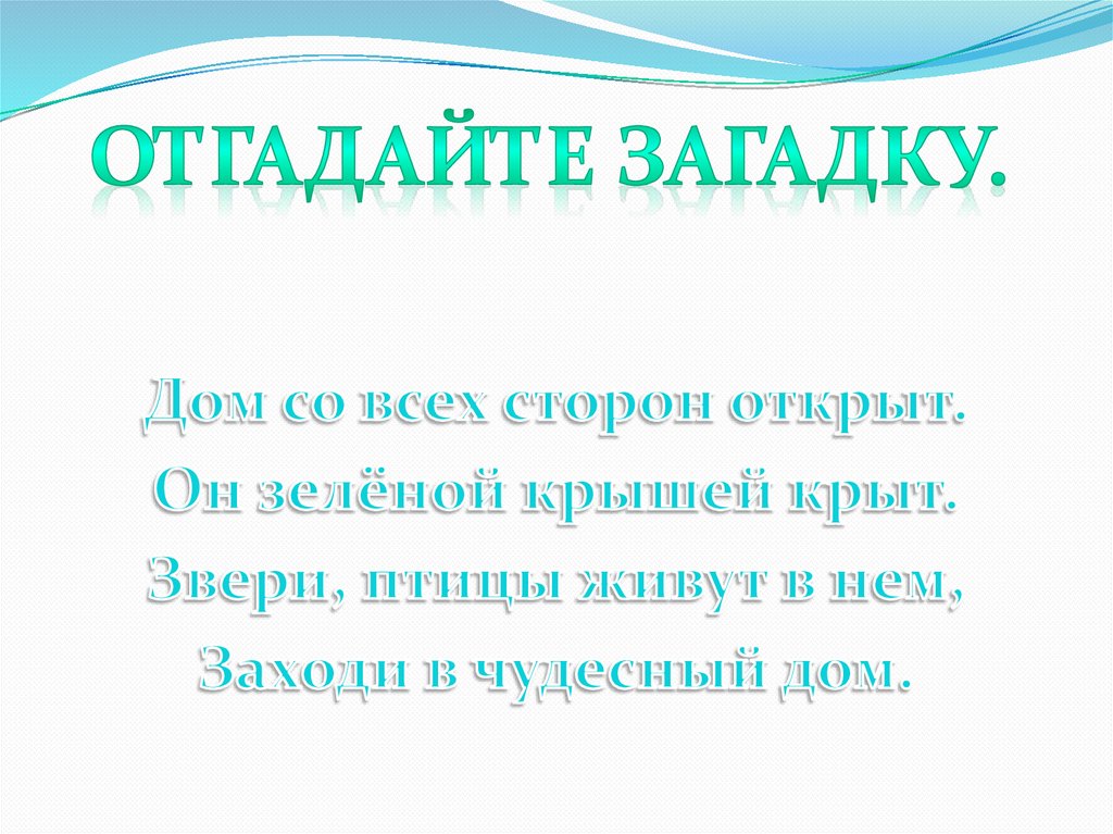 Лесная книга - презентация онлайн