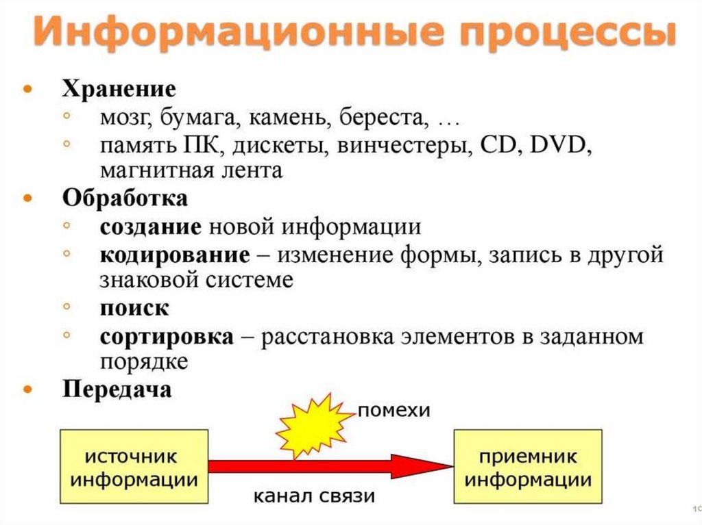 Основные понятия. Информатика - презентация онлайн