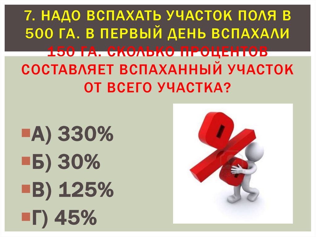 Проценты Тест презентация онлайн