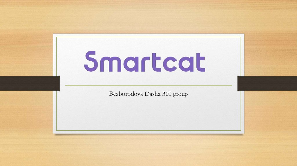 SmartCat - презентация онлайн
