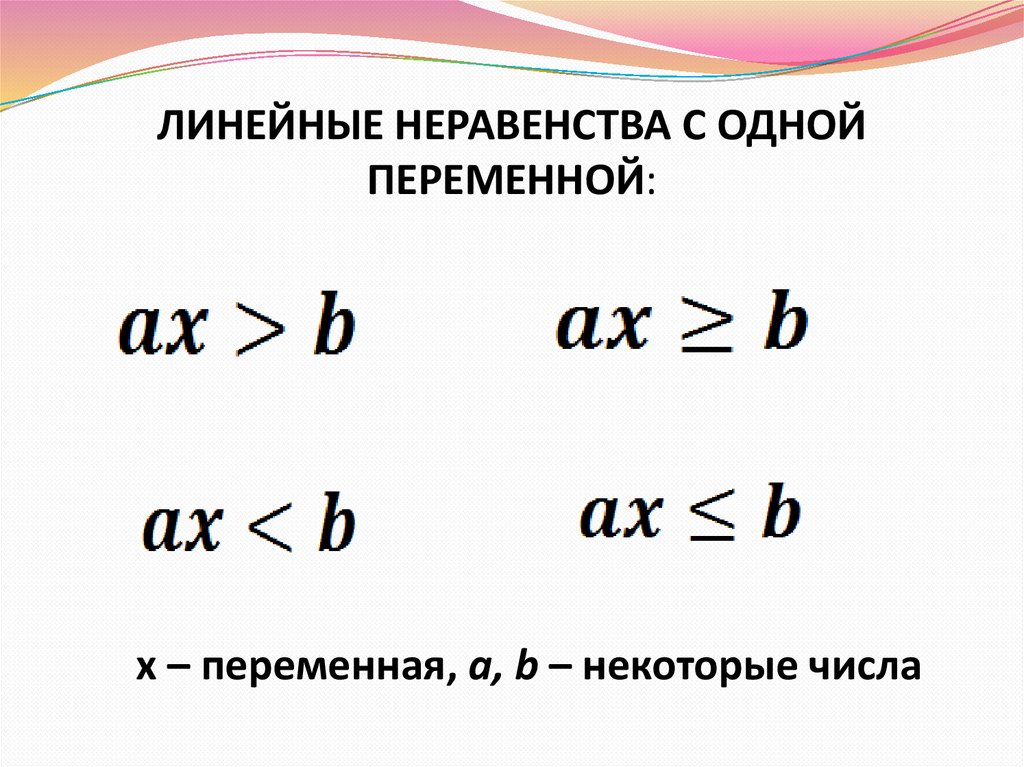 Система линейных неравенств презентация онлайн
