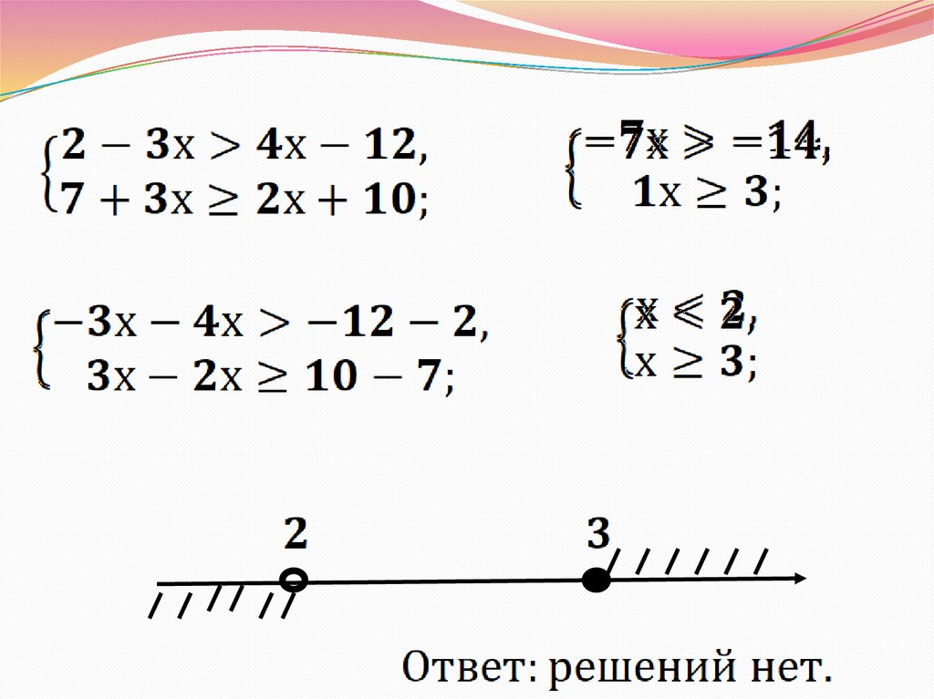 Система линейных неравенств презентация онлайн