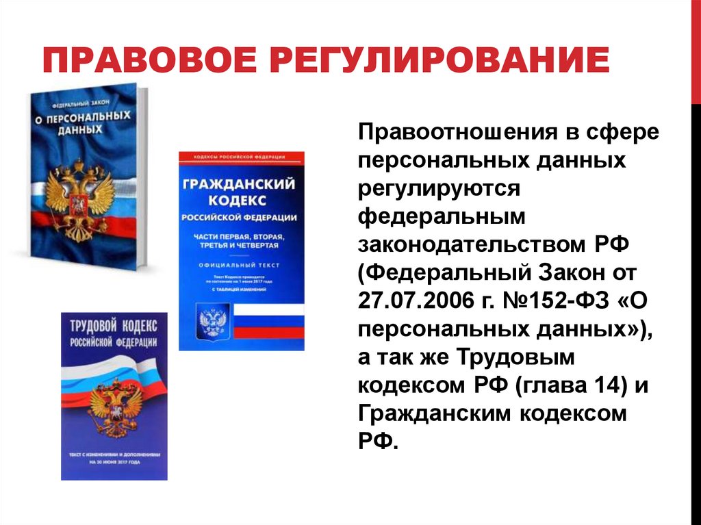 Федеральный закон «О персональных данных презентация онлайн