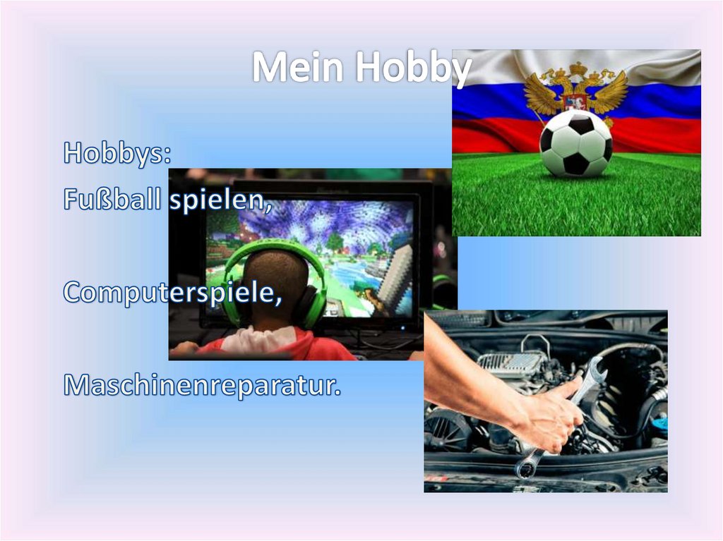 Meine Hobbys und Hobbys meiner Freunde! - презентация онлайн