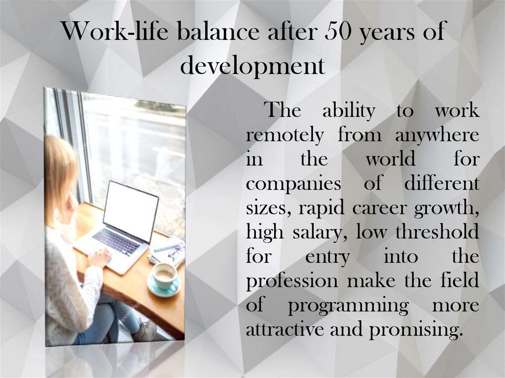 Programming as a field of activity - презентация онлайн