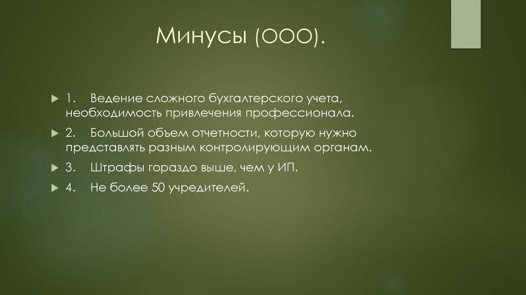 Формы ведения бизнеса Итоговый проект презентация онлайн