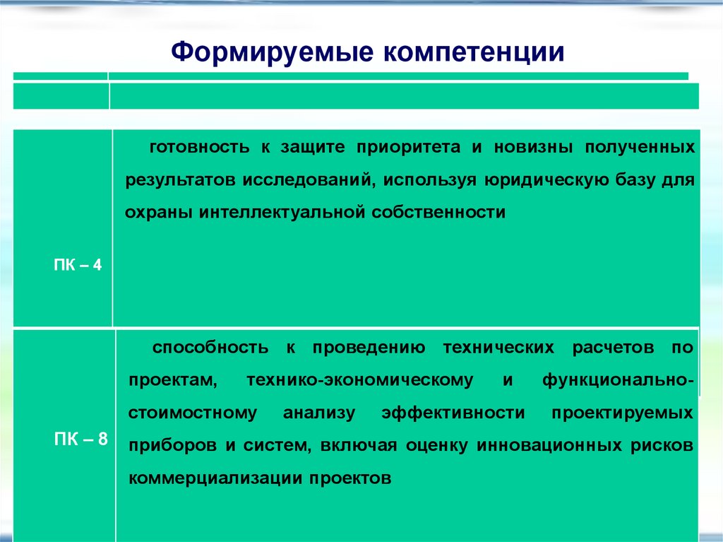 Экономико-правовое обеспечение разработки приборных систем ...