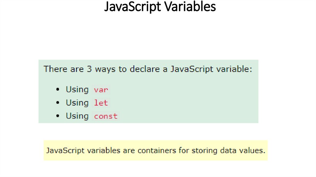 JavaScript. Lecture 2 - презентация онлайн